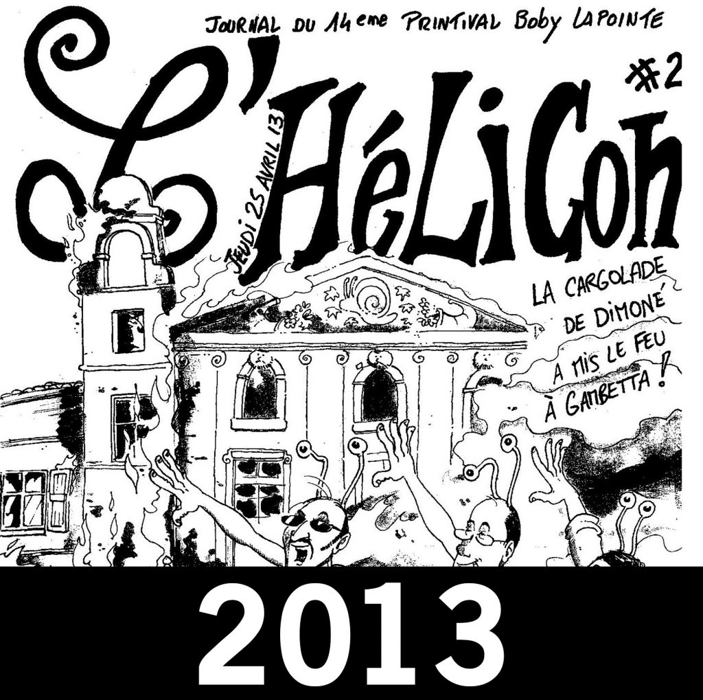 L'Hélicon - Printival Boby Lapointe - Festival et Fabrique Artistique